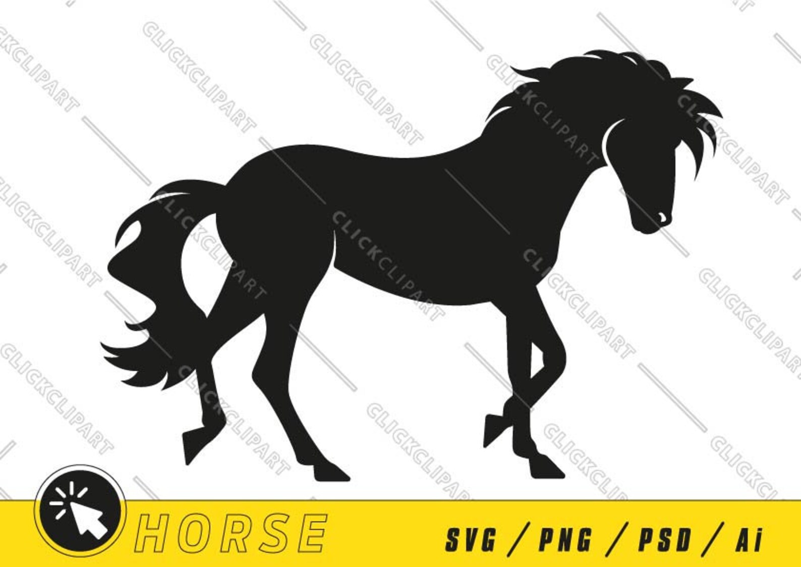 Cheval SVG | Cheval PNG | Clipart de cheval | Silhouette de cheval ...