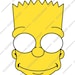 Simpsons, Bart, Birthday Party, Digital Paper Face Mask, SVG, Files for ...