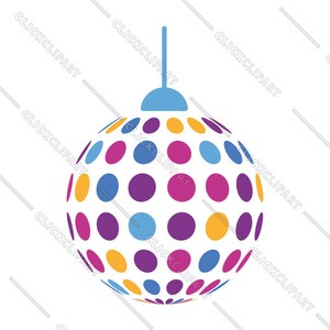 Discokugel Svg | Party-Svg | Tanz-Svg | Discokugel PNG | Disco-Clipart ...