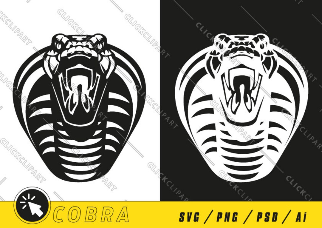 Cobra SVG | Snake Art | Snake Stencil | Viper PNG | Silhouette Svg ...