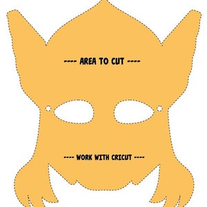 Thor, Birthday Party, Digital Paper Face Mask, SVG, Files for Cricut - Etsy