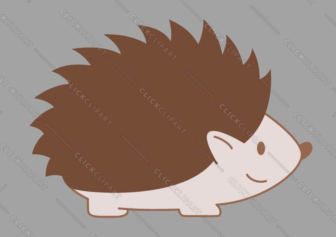 Hedgehog Clipart Hedgehog SVG Hedgehog PNG Cute Animals - Etsy