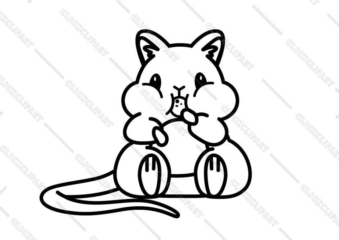 Cute Hamster SVG Hamster PNG Hamster Clipart Guinea Pig - Etsy