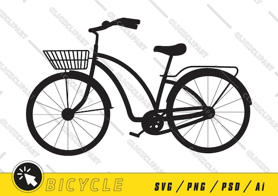 Fiets SVG Fiets PNG Fiets Clipart Silhouet Svg - Etsy België