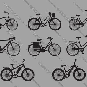 Vélo SVG | Vélo PNG | Vélo Clipart | Silhouette Svg | Ensemble SVG ...