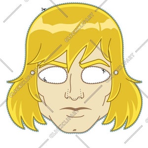 He-man, Masters of the Universe, Birthday Party, Digital Paper Face ...
