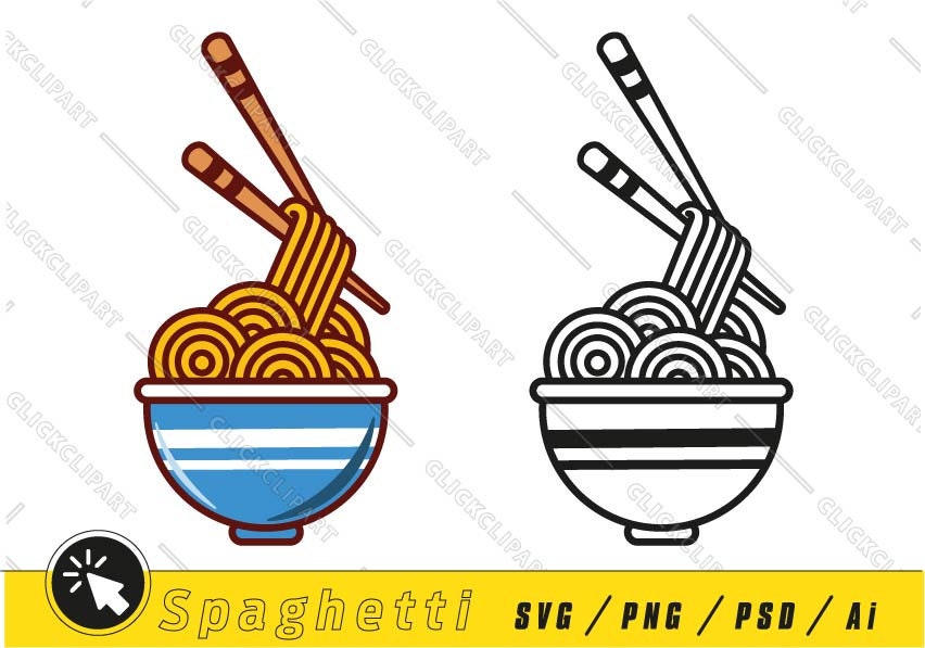 Noodles SVG Noodle Clipart Send Noods SVG Spaghetti PNG Pasta Food ...