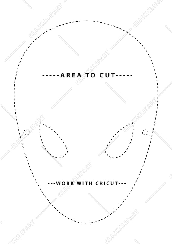 Full Face Paper Mask Template