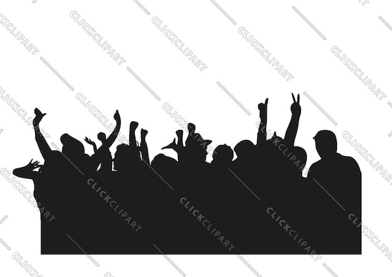 Crowd Shadow Clipart Cross