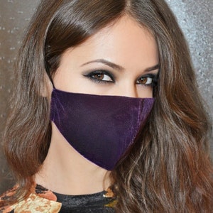 Luxury Velvet Face Mask/lace Face Mask /designer Face Mask/sexy Face ...