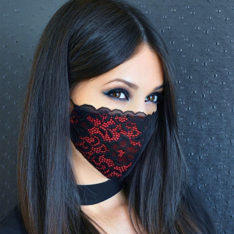 Lace Face Mask - Etsy