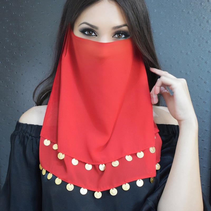 Chiffon Indian Veil - Etsy