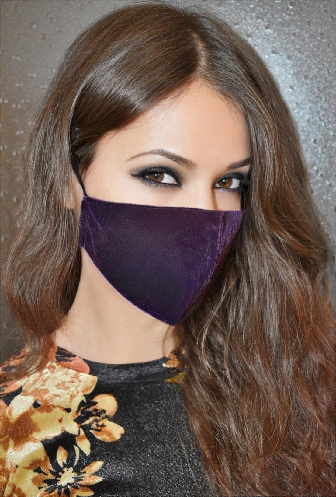 Luxury Velvet Face Mask/lace Face Mask /designer Face | Etsy