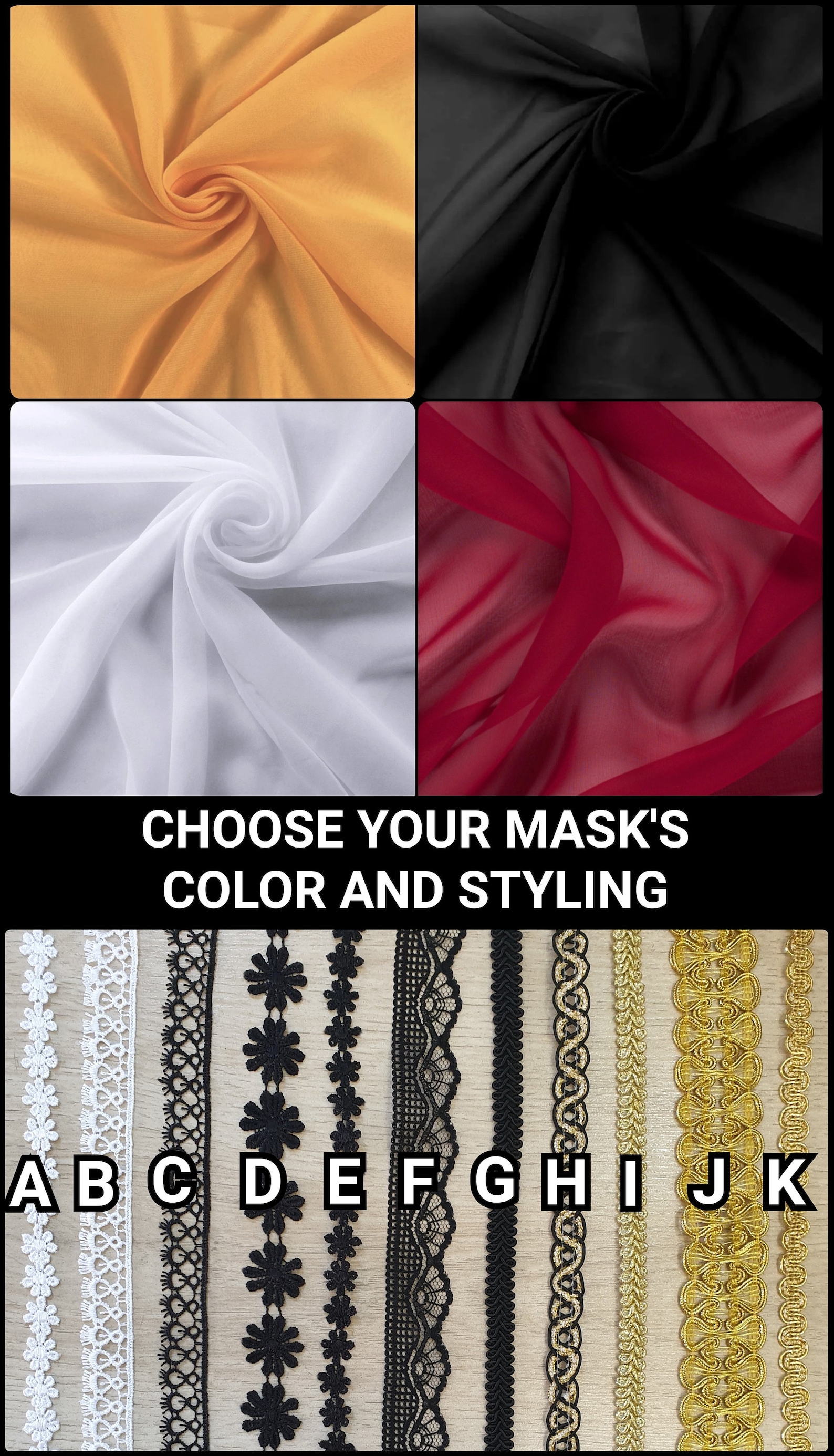 Sexy Full Face Mask/ Sheer Face Veil/belly Dancer Mask/chiffon Veil ...