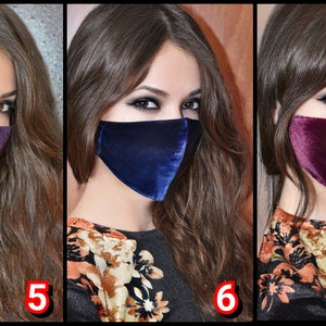 Luxury Velvet Face Mask/lace Face Mask /designer Face Mask/sexy Face ...