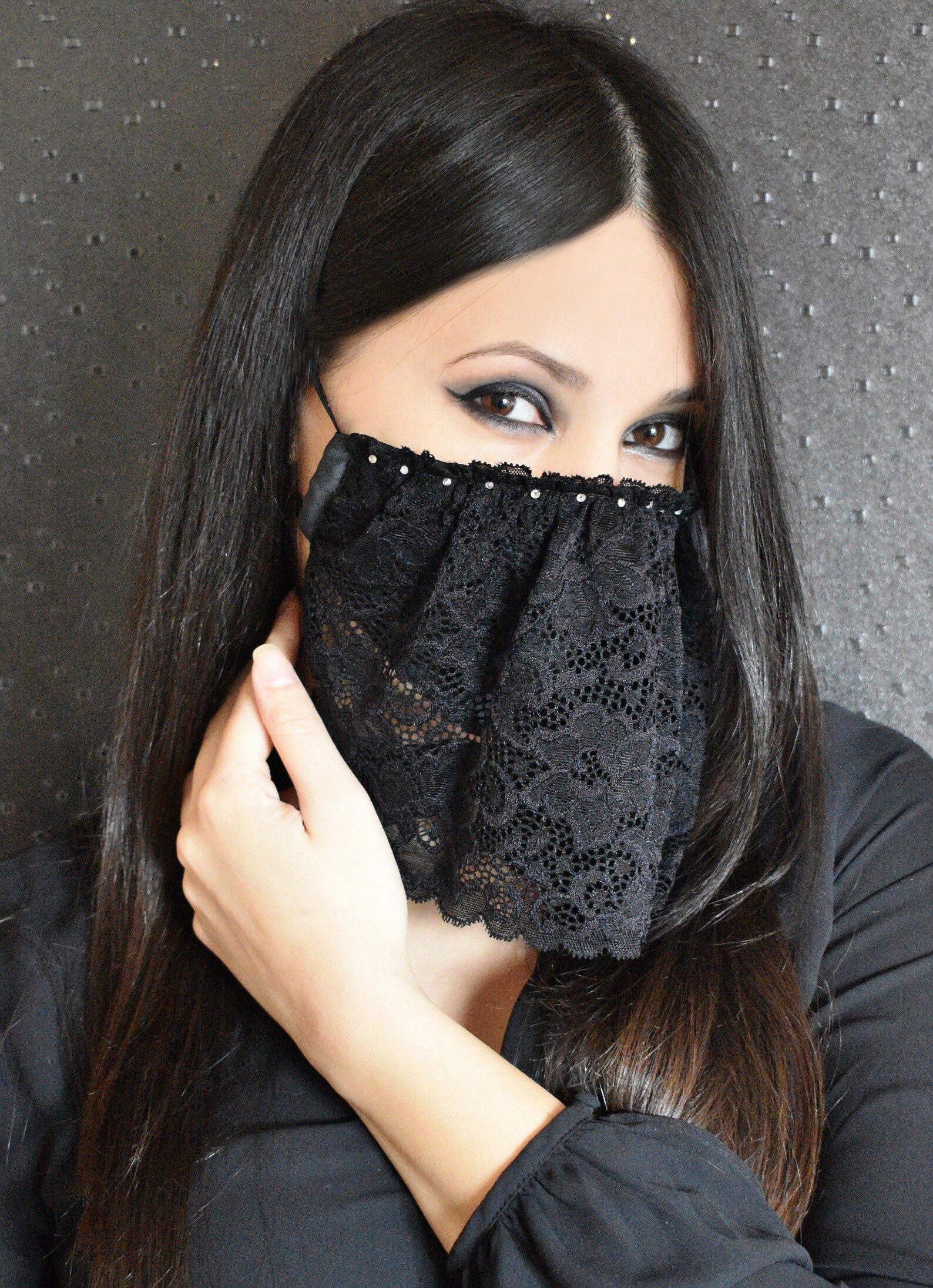Lace Face Veil/ Cleopatra Face Mask/ Sexy Face Mask/ Designer - Etsy