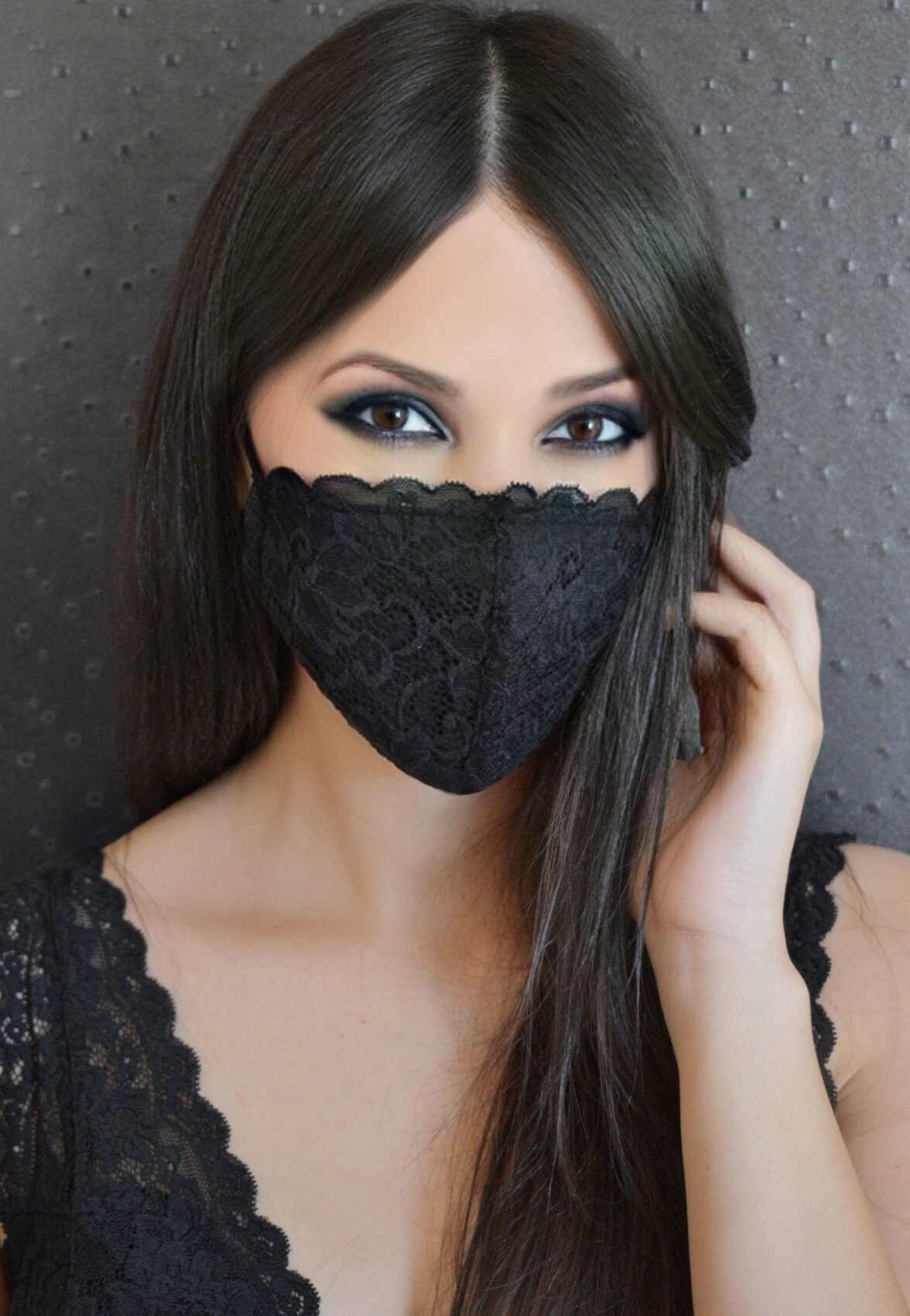 Designer Face Mask Lace Face Mask Satin Face Mask Sexy Face Etsy