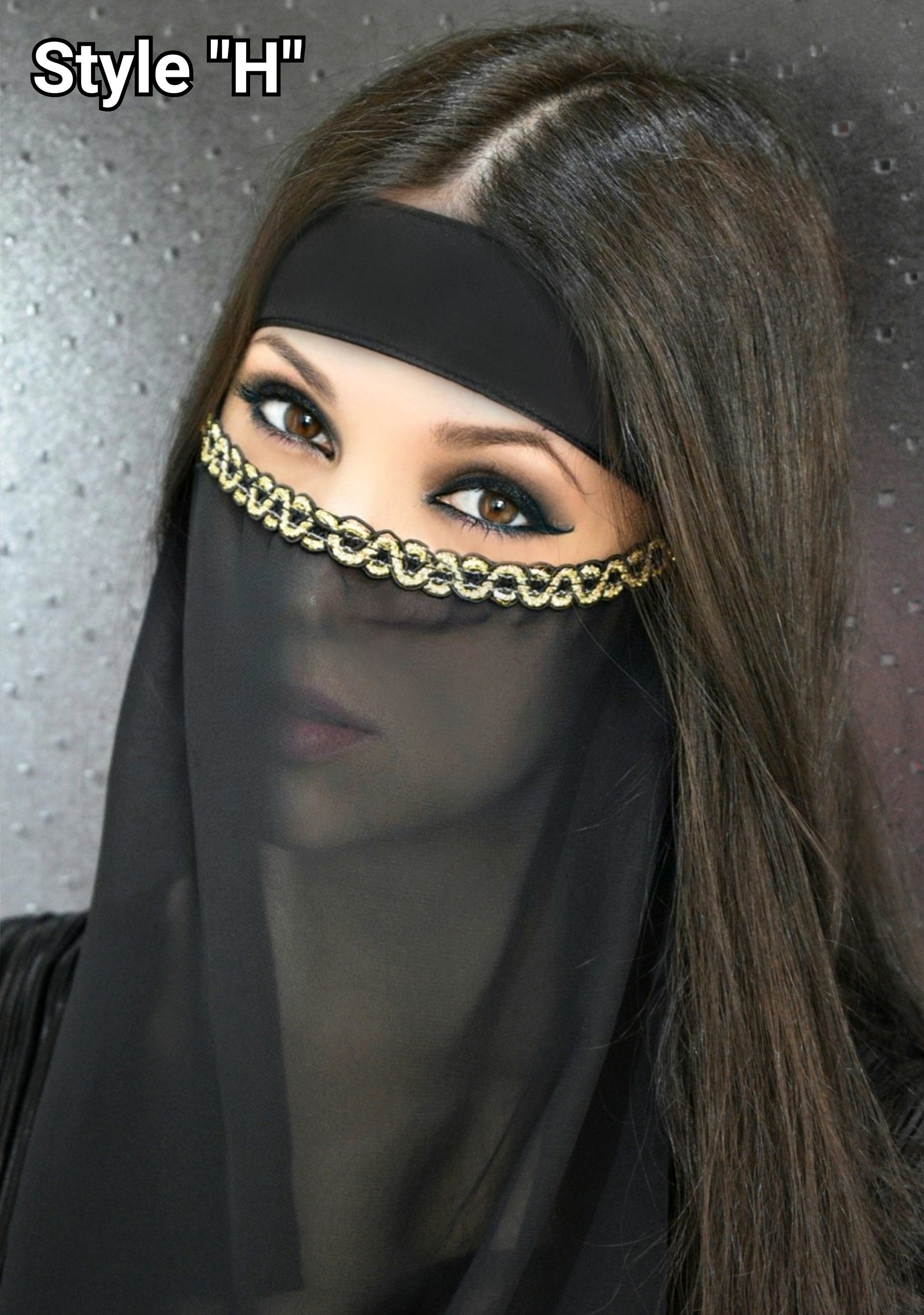 Sexy Full Face Mask Sheer Face Veil Belly Dancer Mask Chiffon Etsy