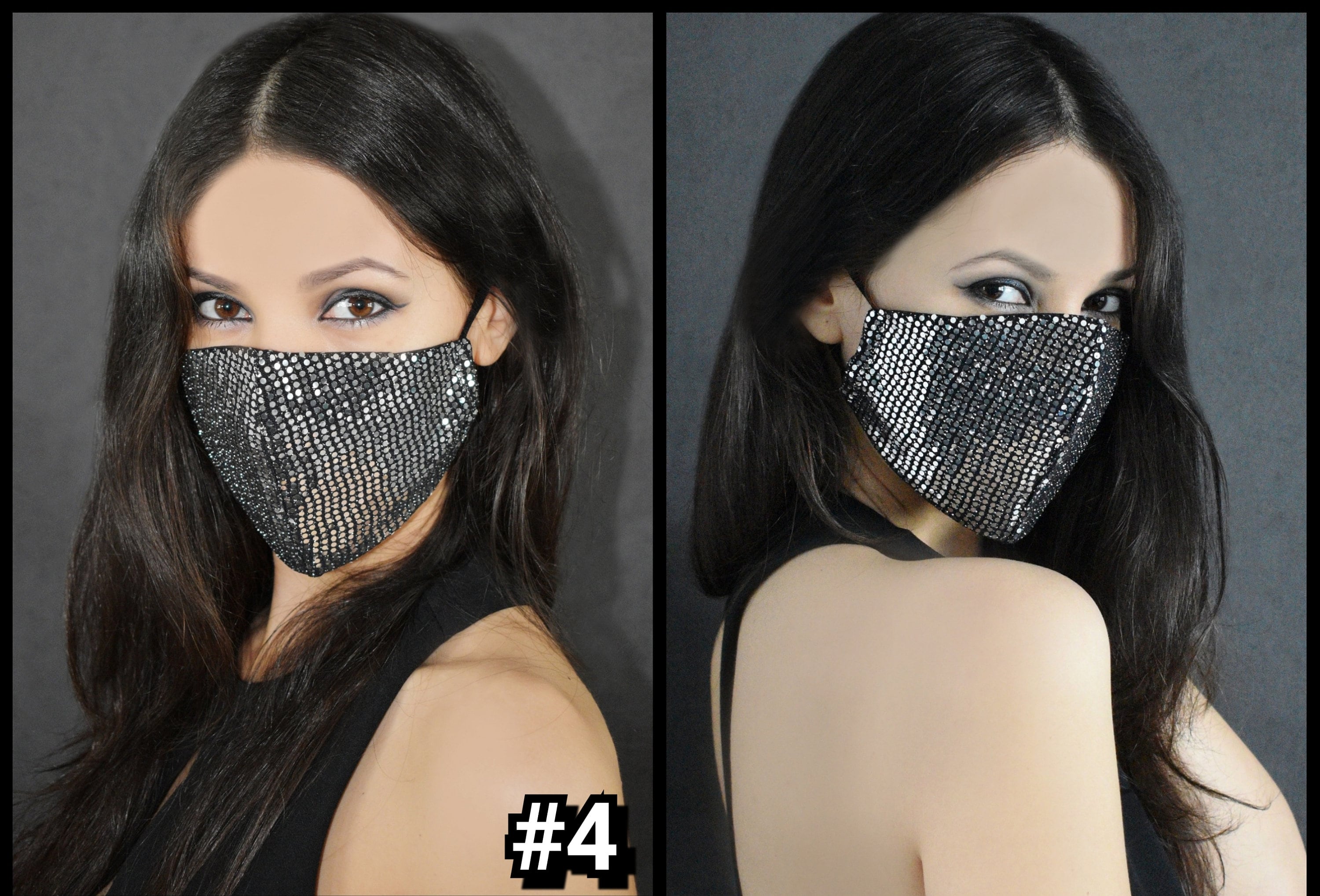 Sequin Face Mask / Silk Satin Mask / Sexy Mask/ Bling Sparkly - Etsy UK