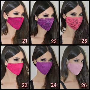 Lace Face Mask / Designer Face Mask / Cotton Face Mask / Wedding Face ...