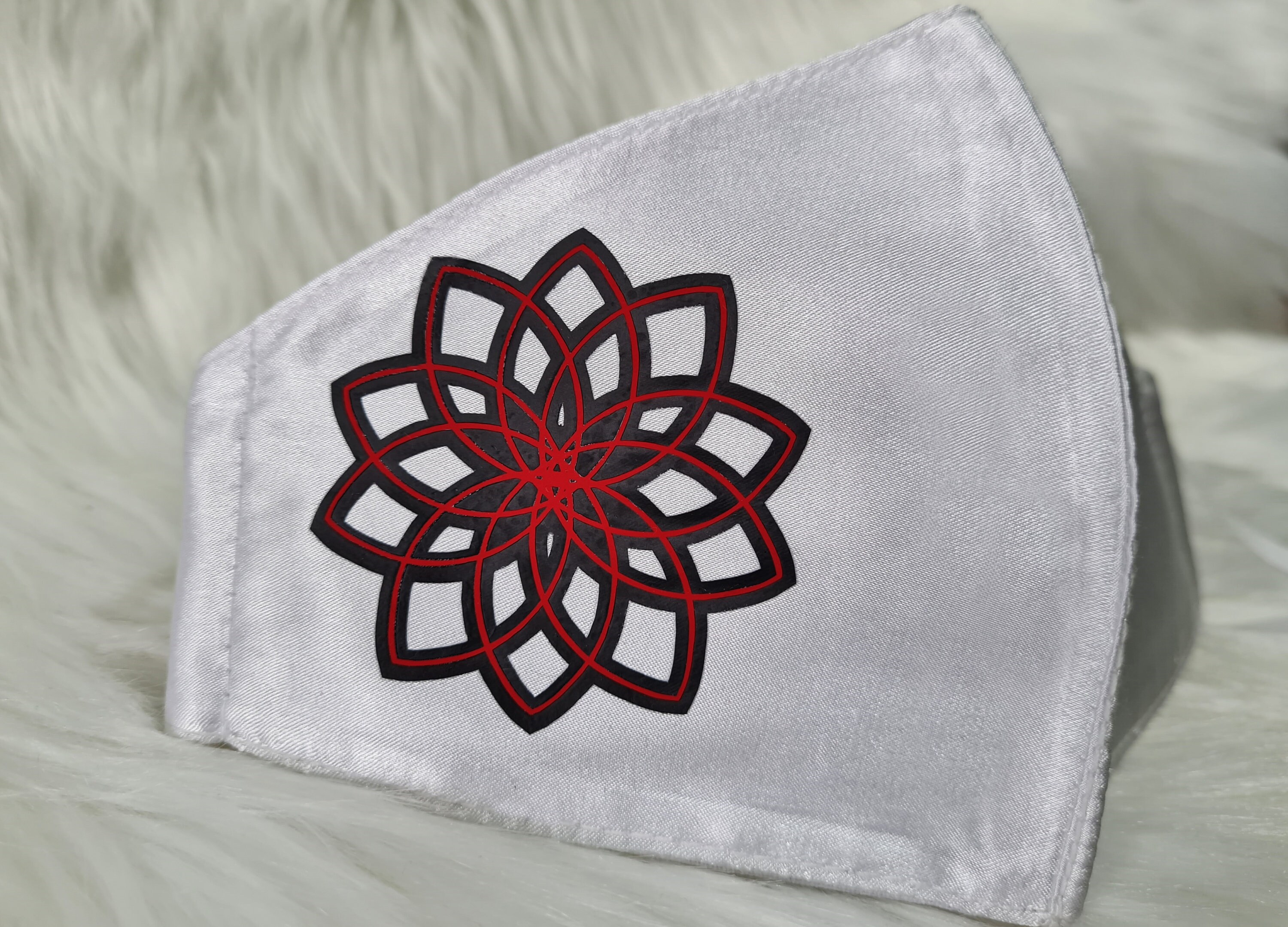 Mandala Face Mask/satin Face Mask/unique Face Mask/fashion Face Mask ...