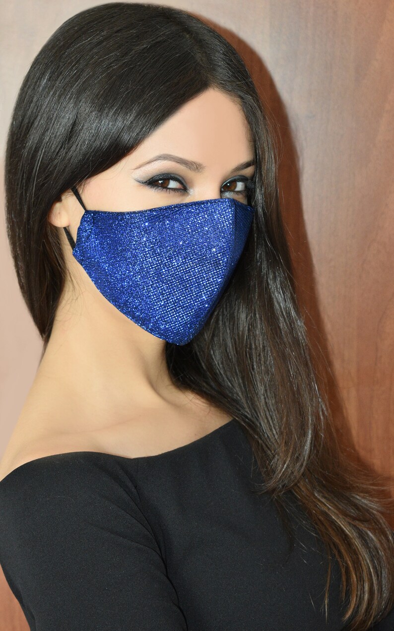 Glitter Sparkly Face Mask For Women/ Sexy Bling Face Mask For | Etsy