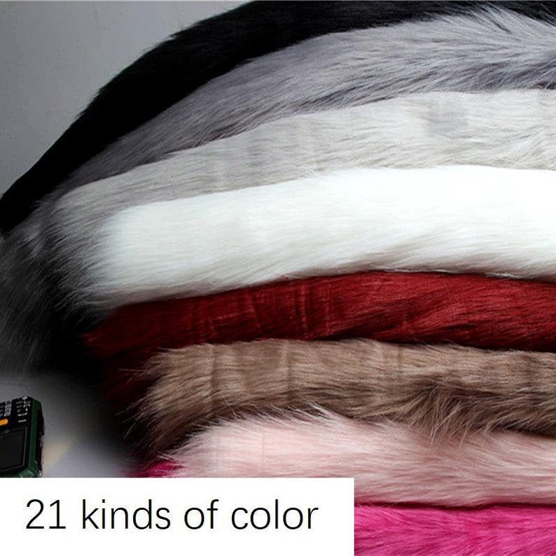 Faux Fur Fabric, Long Pile Fur, Fursuit Material, Luxury Shag, Cosplay ...