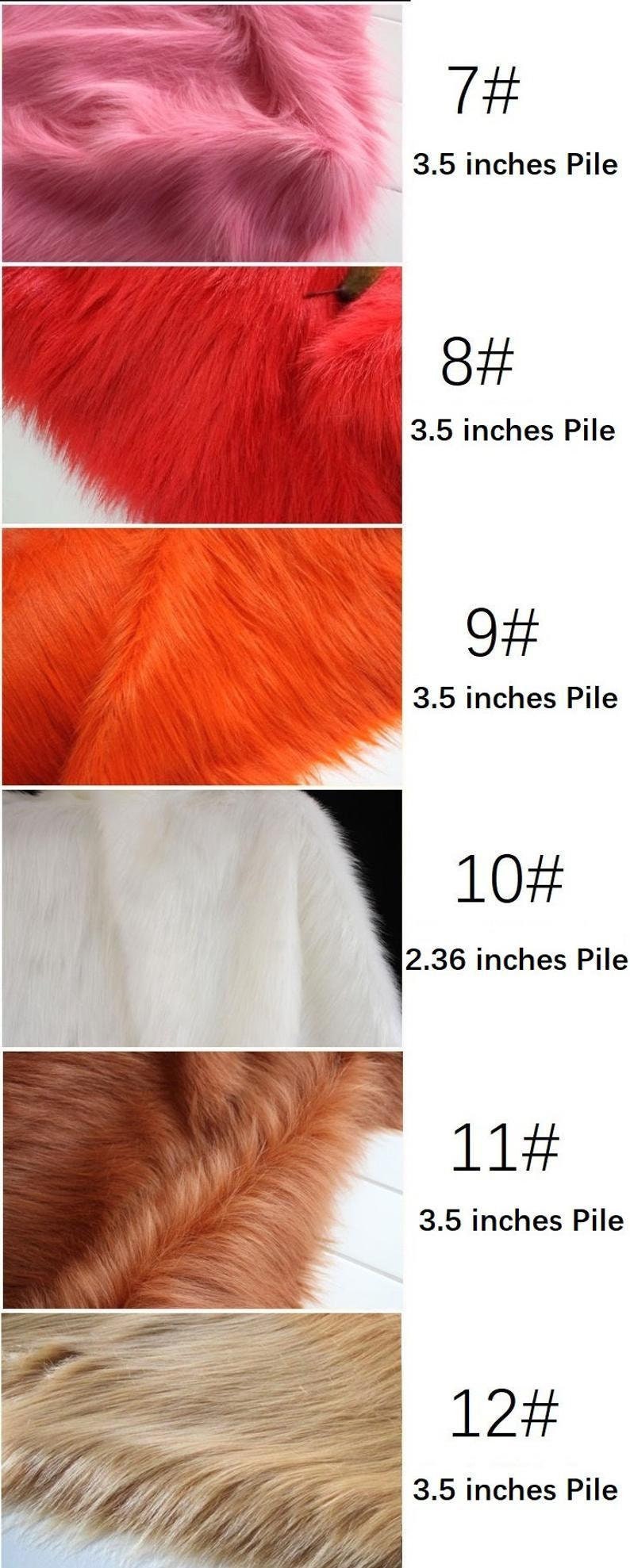 Faux Fur Fabric Long Pile Fur Fursuit Material Luxury Shag - Etsy