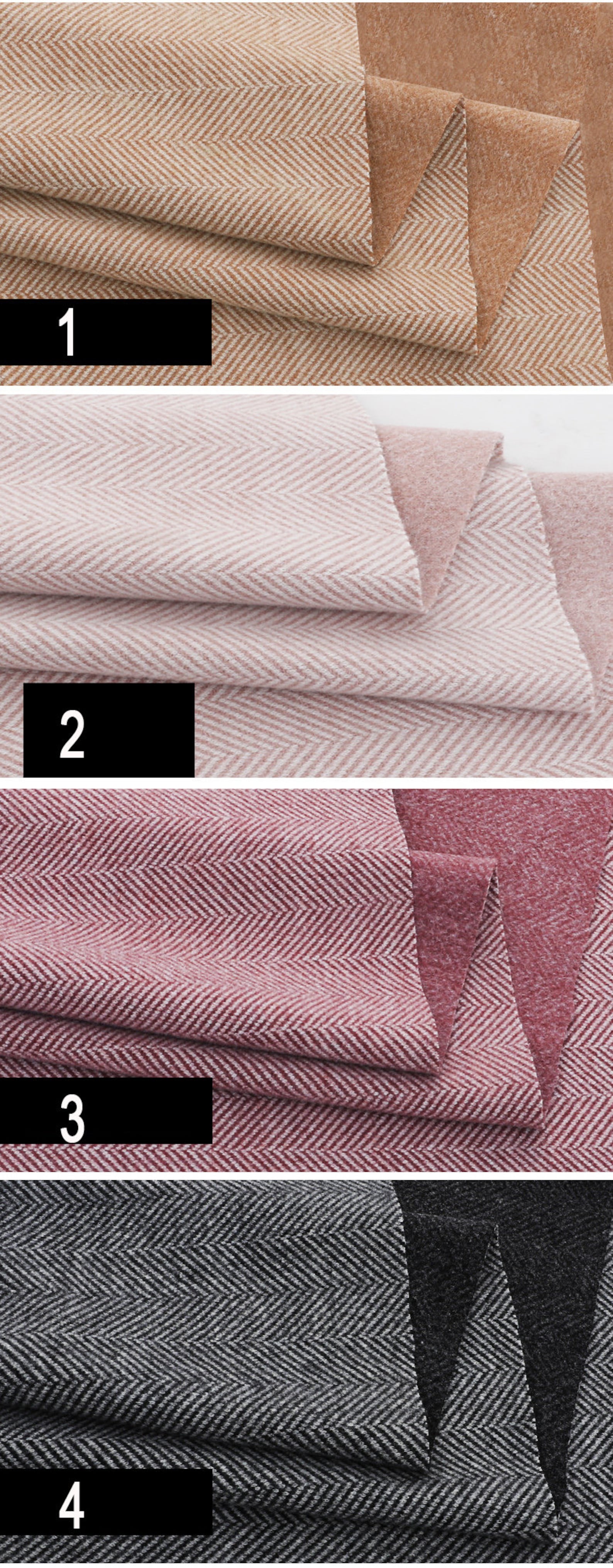 Textured Wool Fabric Faux Wool Fabric Woollen Fabric Winter - Etsy