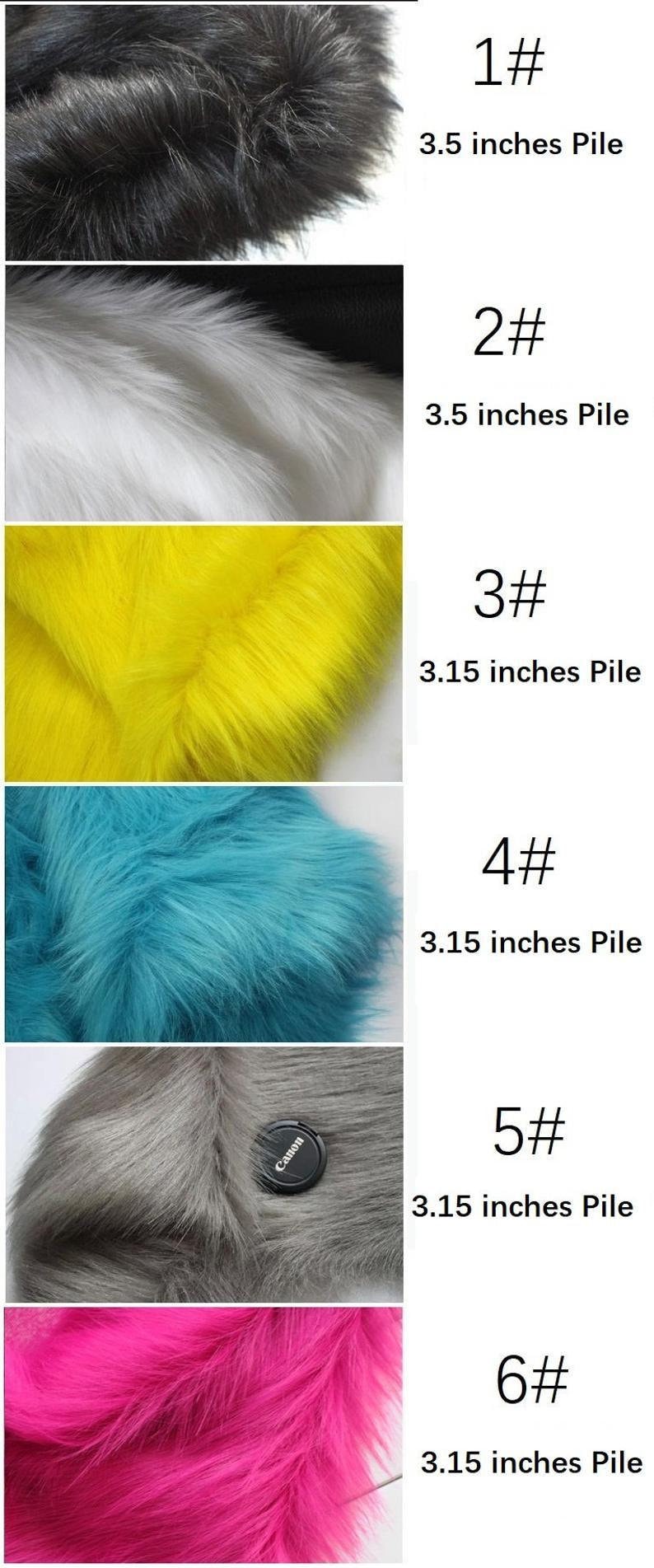 Faux Fur Fabric Long Pile Fur Fursuit Material Luxury Shag - Etsy