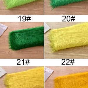Faux Fur Fabric, Long Pile Fur, Fursuit Material, Luxury Shag, Cosplay ...