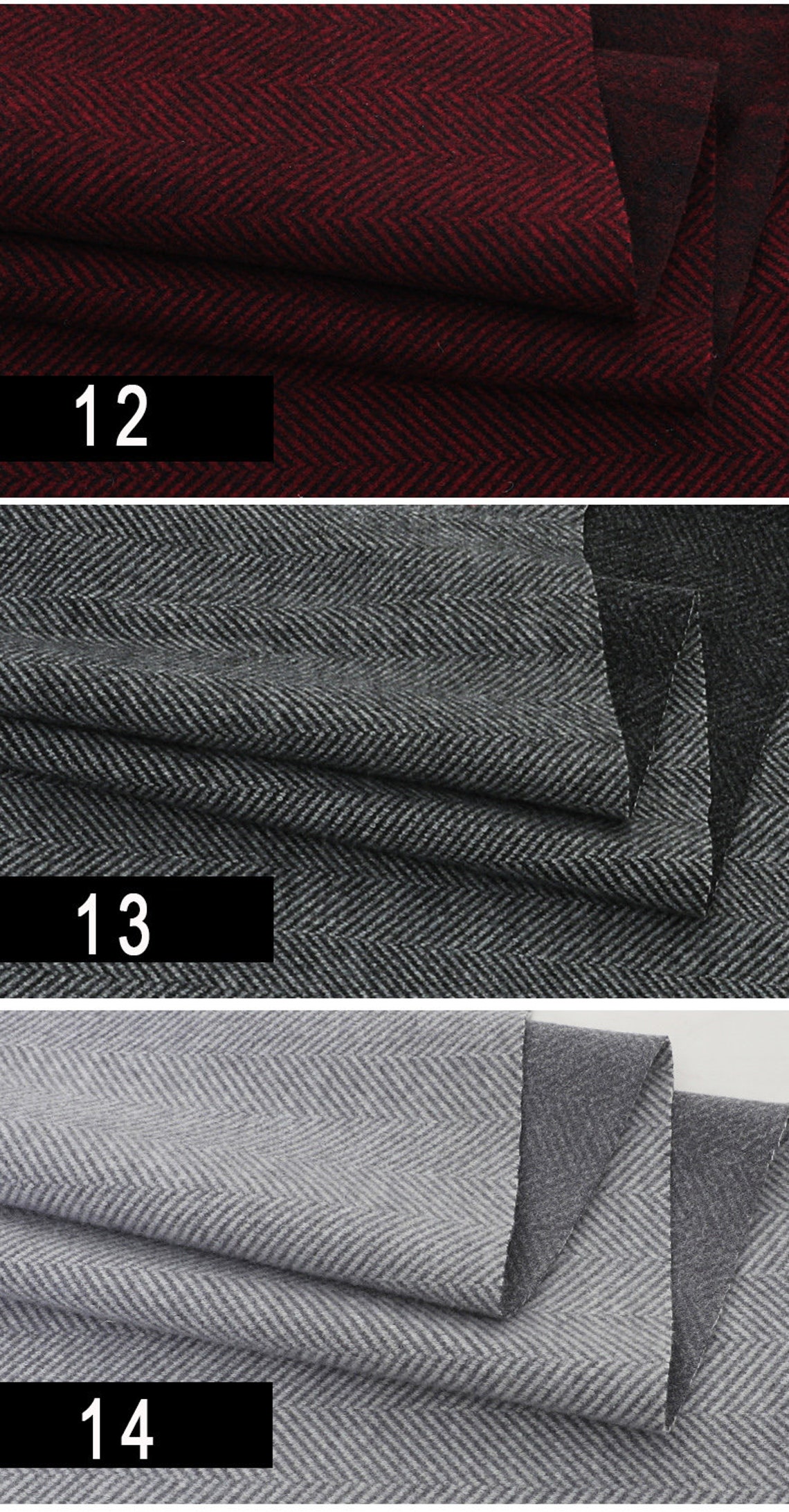 Textured Wool Fabric Faux Wool Fabric Woollen Fabric Winter - Etsy