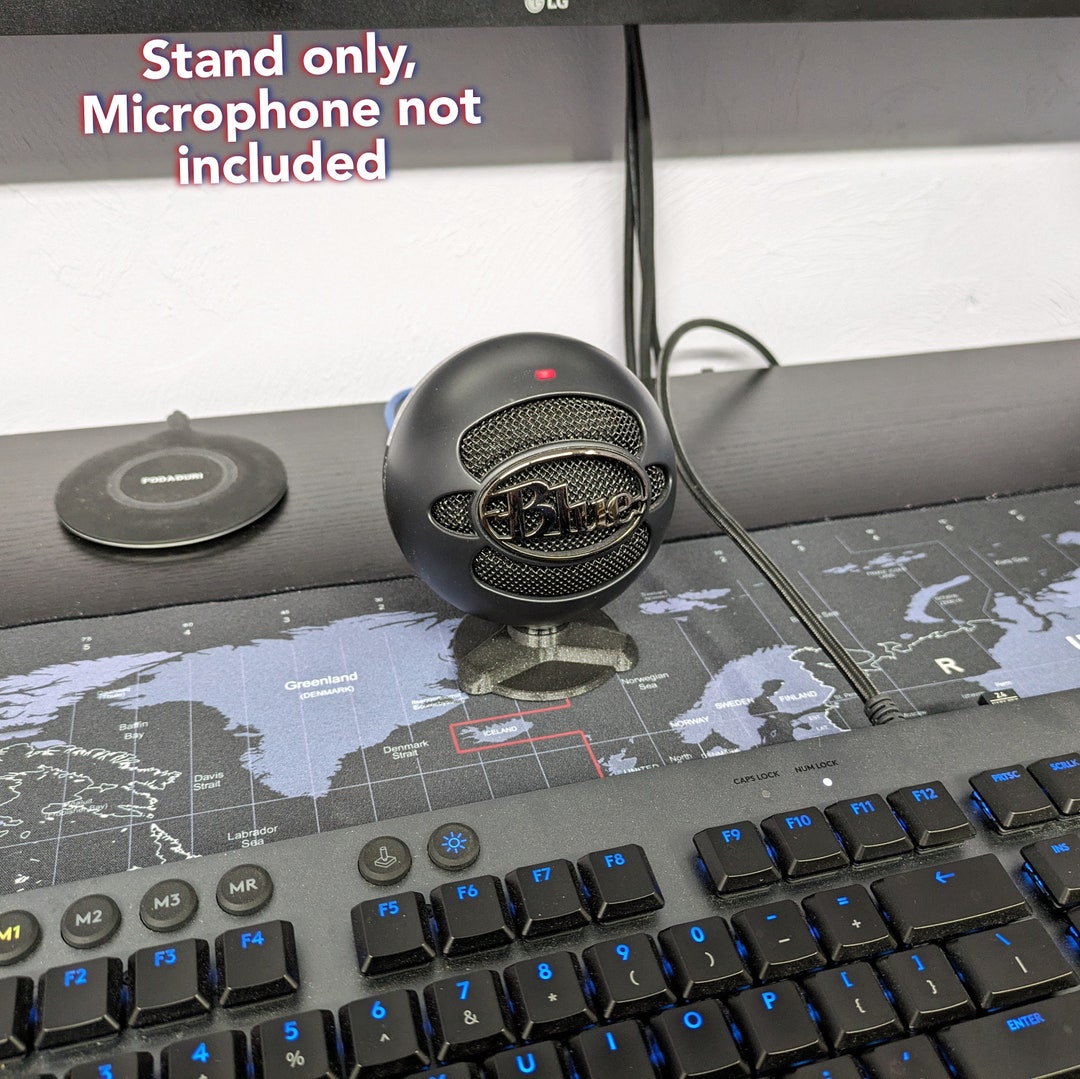 Blue Snowball Low-profile Microphone Stand - Etsy