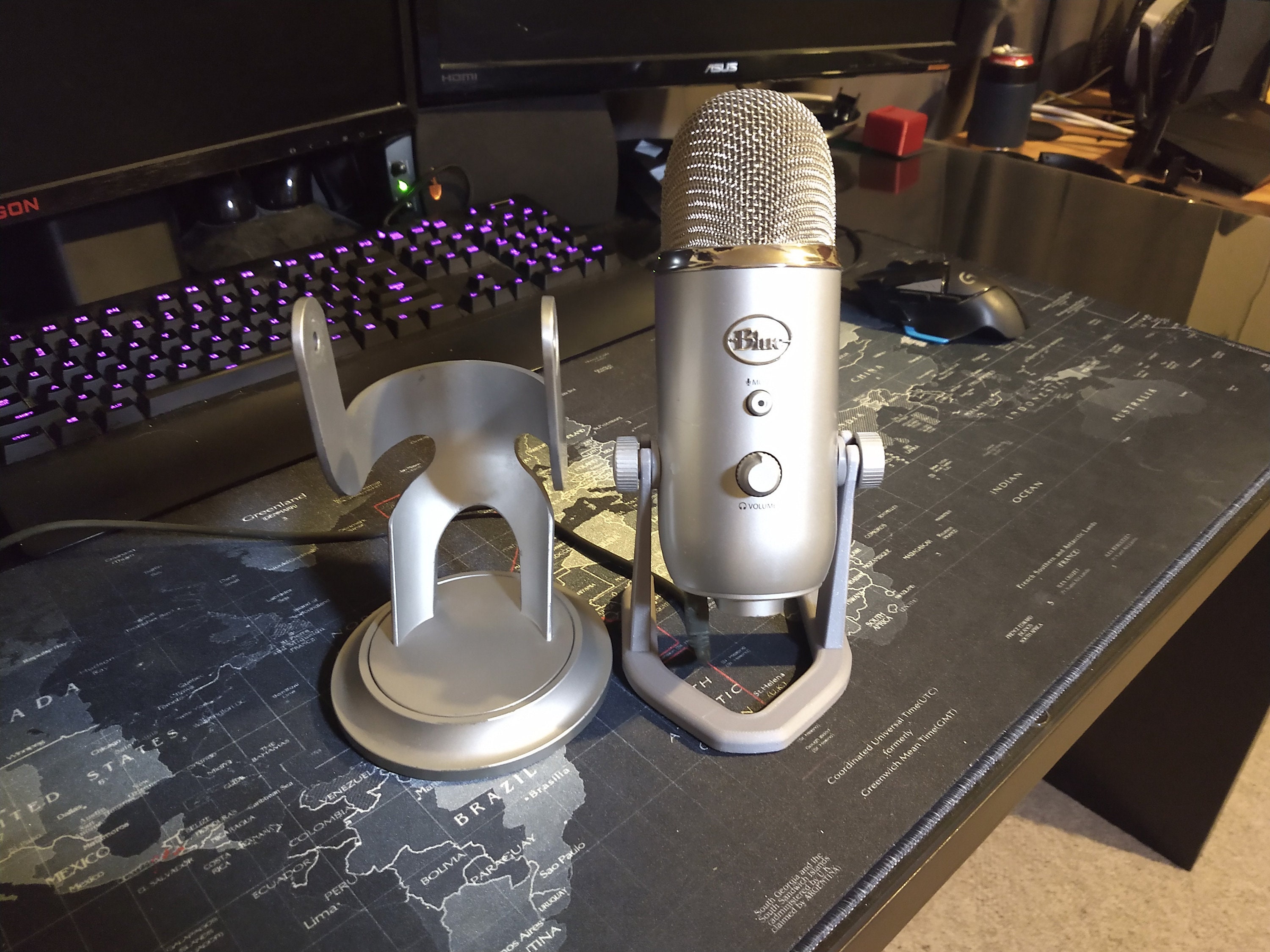 Blue Yeti Low-profile Microphone Stand - Etsy