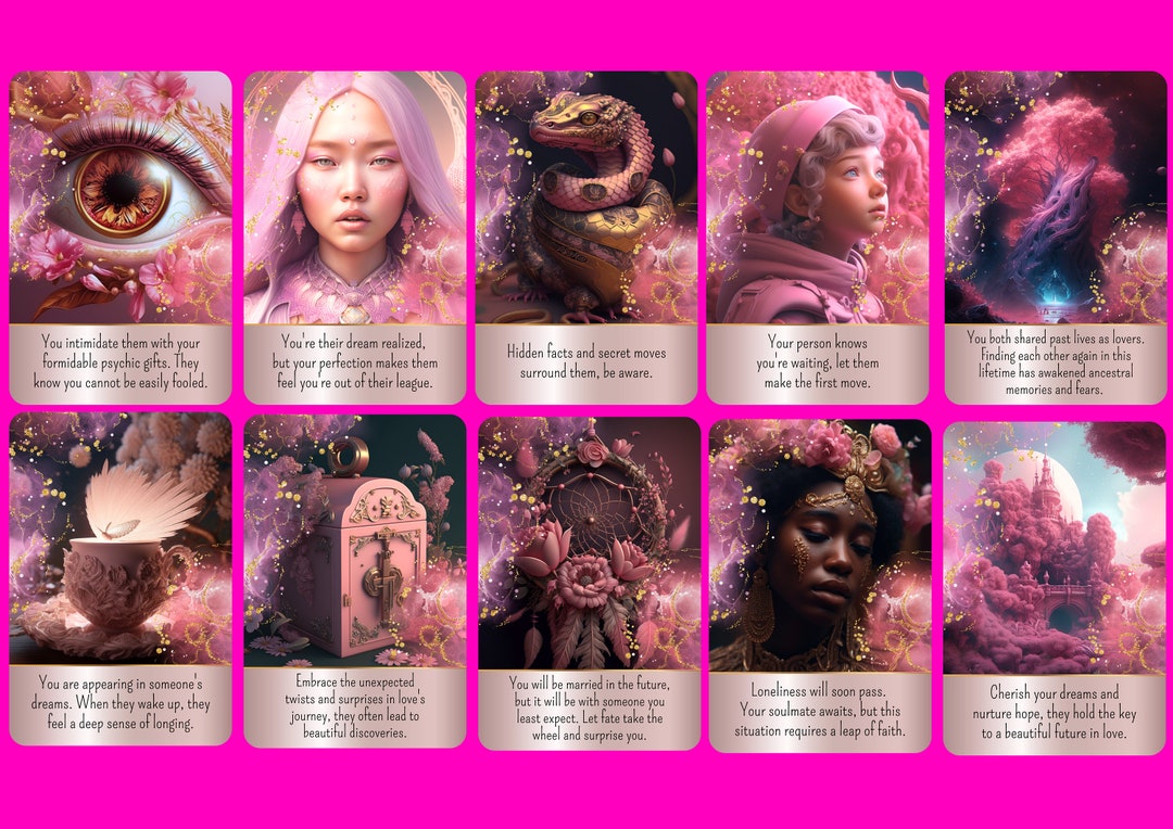 The Rose Oracle-40 Cards-love Romantic Tarot Oracle Deck - Etsy