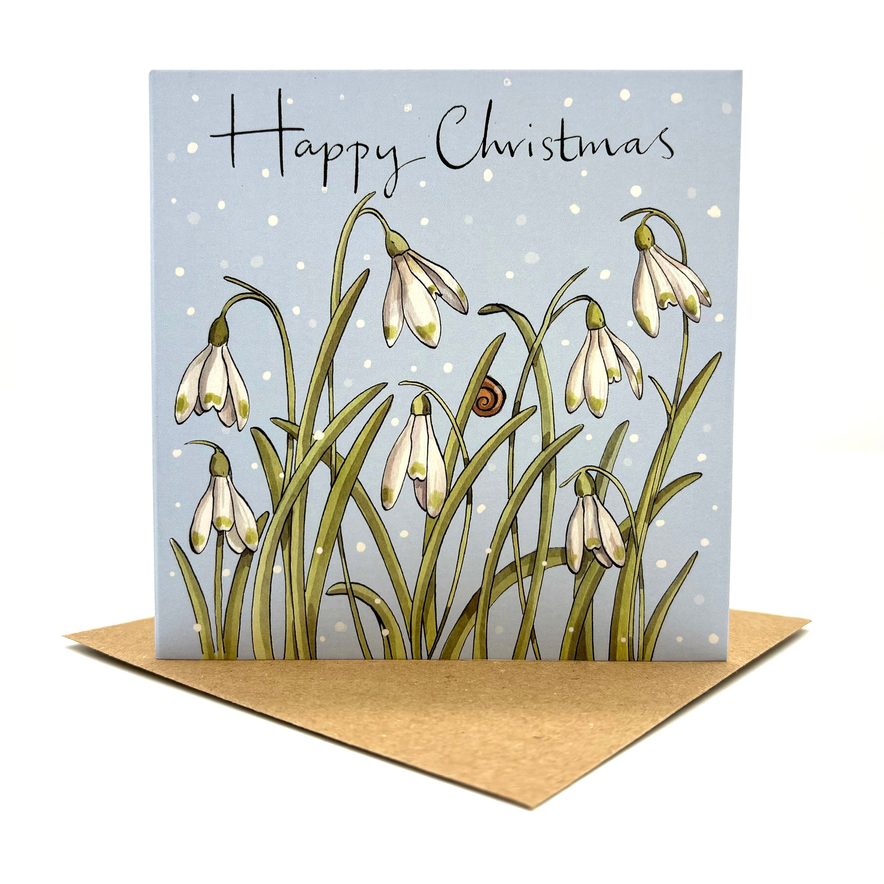 Pack of 5 Christmas Cards Snowdrops - Etsy UK