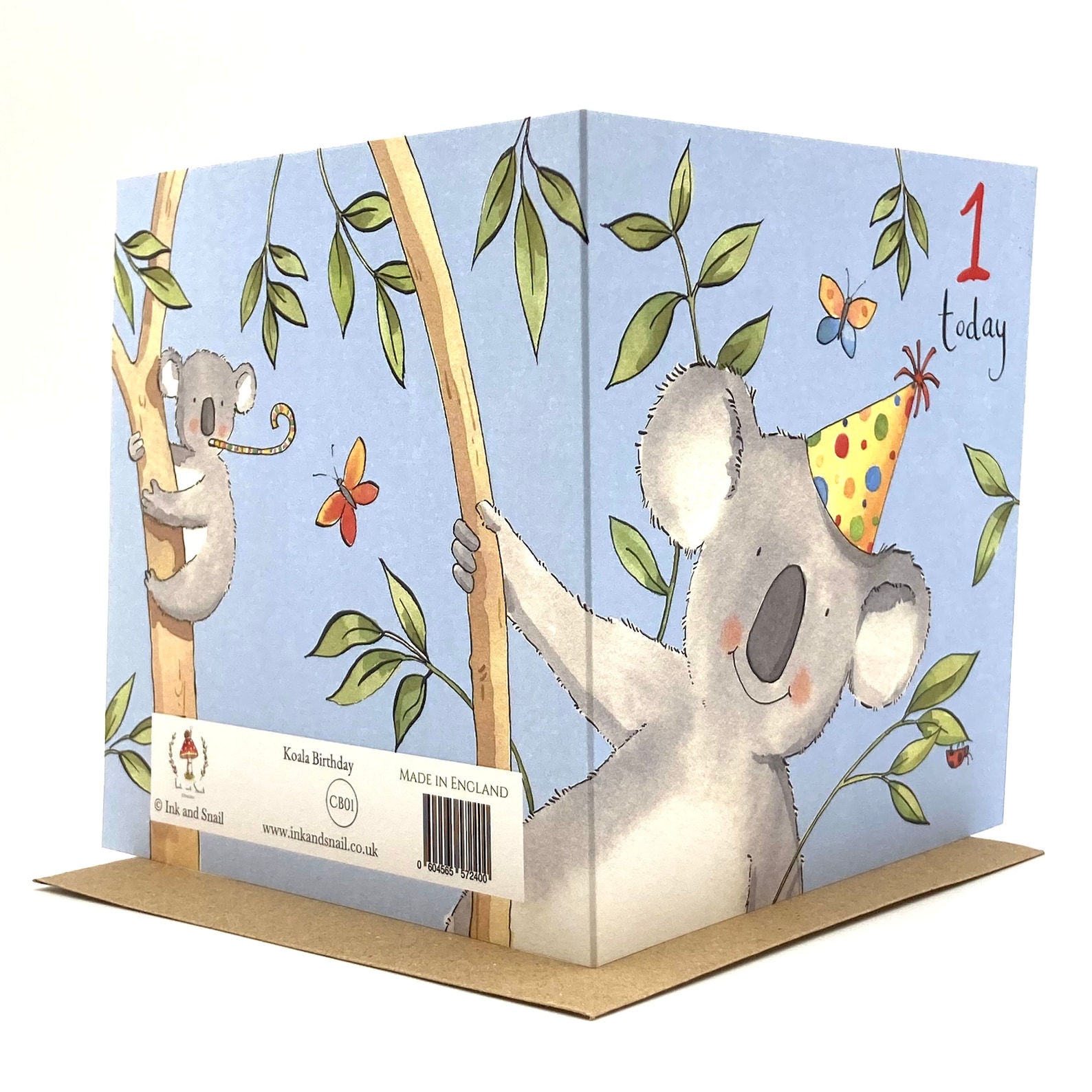 1st Birthday Card - Koala Bear - Etsy