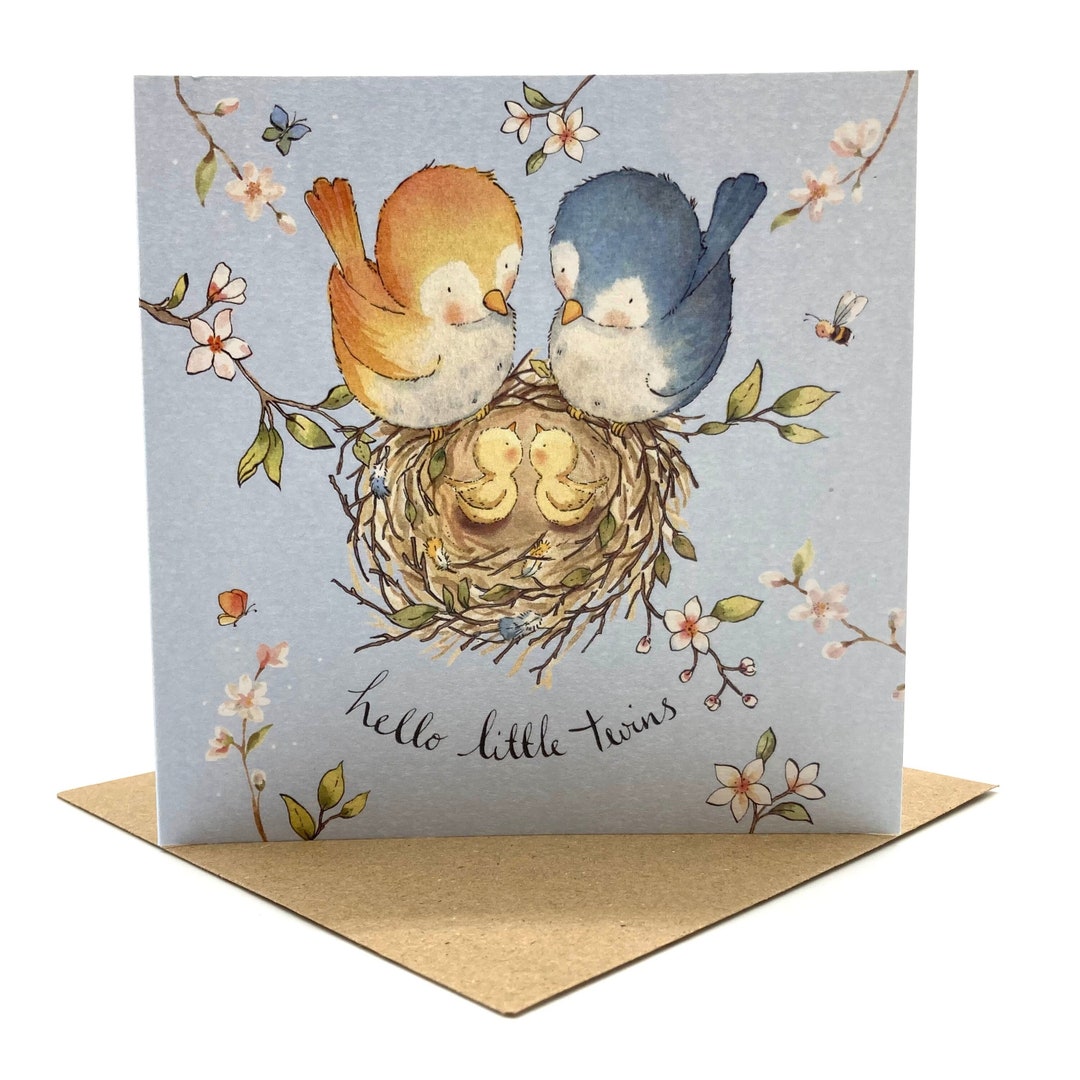 Twins Cards, Hello Little Twins - Etsy UK