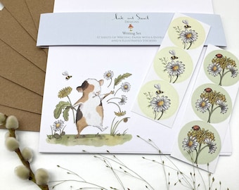 Gorgeous Guinea Pig Letter Writing Paper & Sticker Set - Etsy