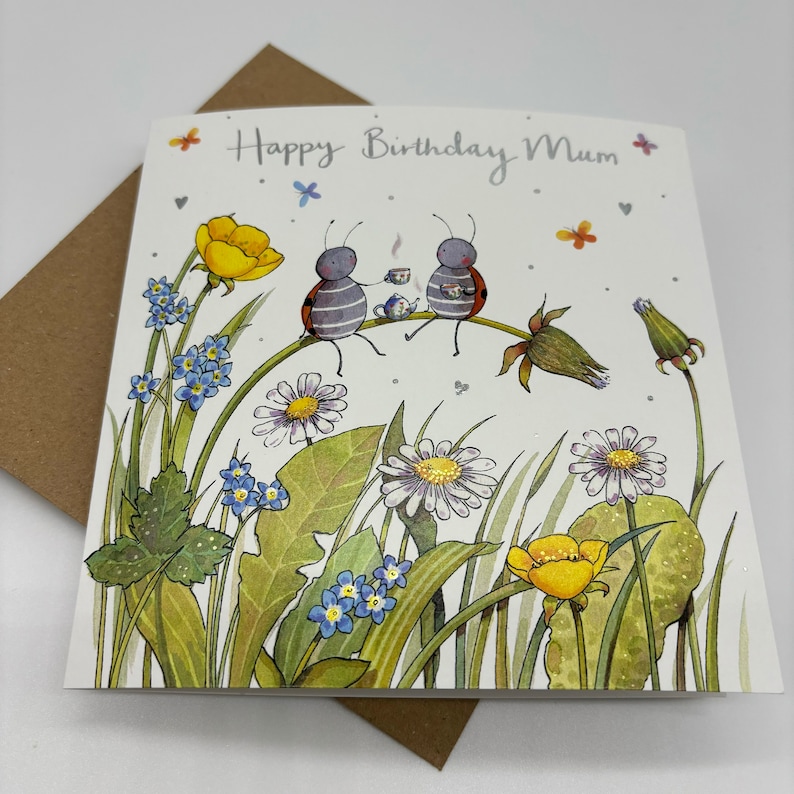 Mums Birthday Card - Ladybird Mum Birthday - Etsy