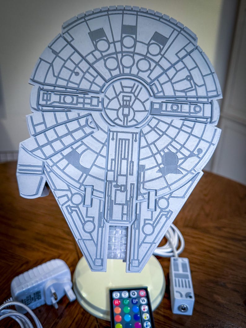 Millennium Falcon Style Desk Lamp - Etsy