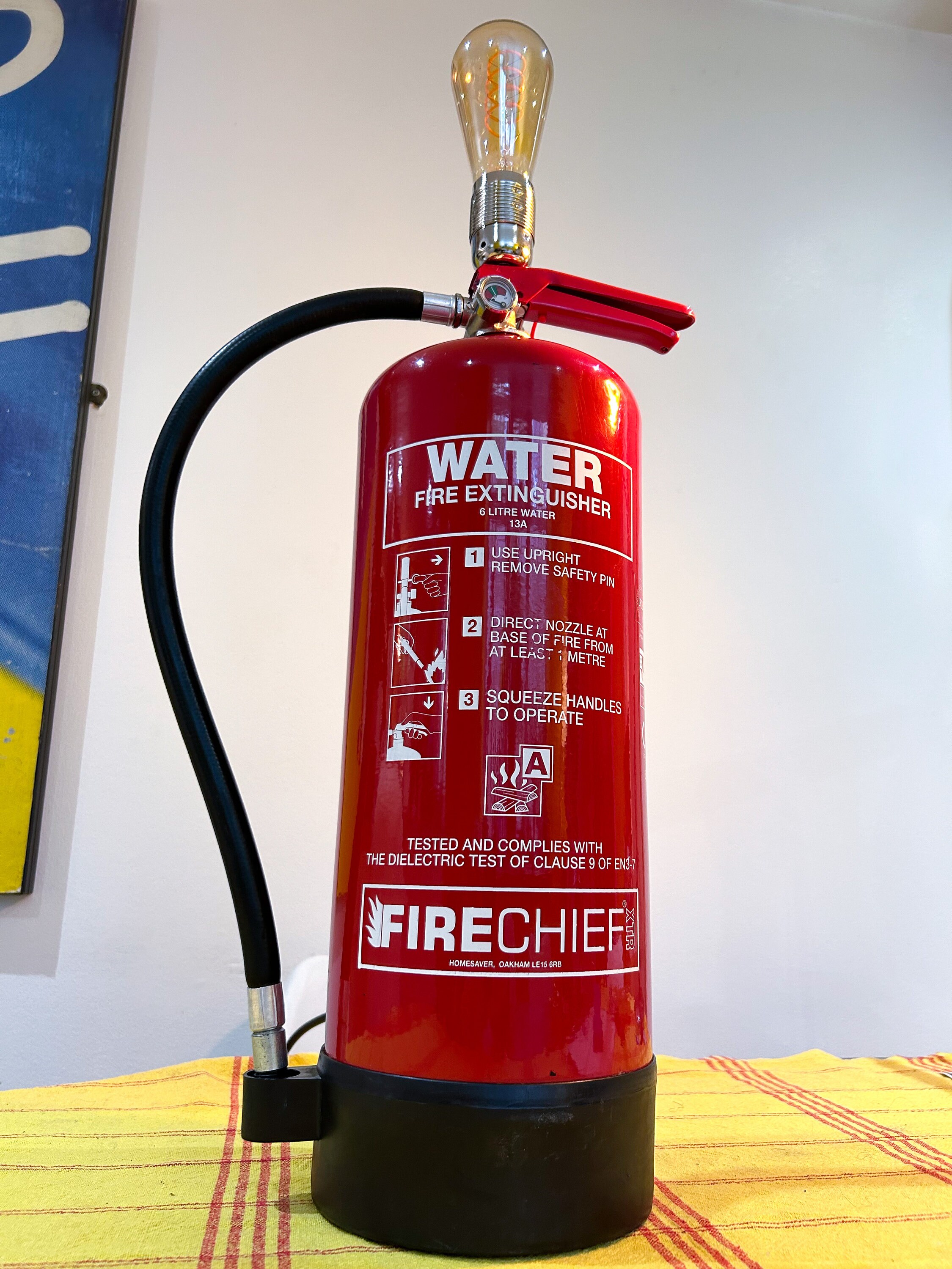Fire Extinguisher Table, Floor or Wall Lamp - Etsy