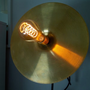 Pendant Light and Shade Upcycled Cymbal - Etsy