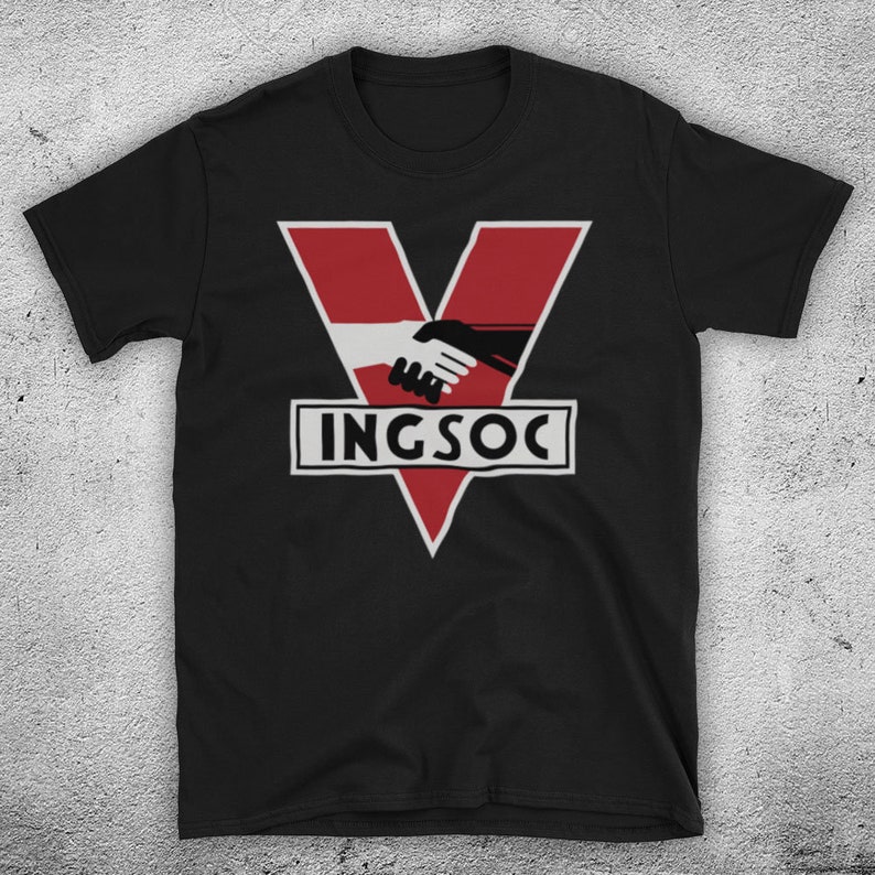 Nineteen Eighty Four 1984 Ingsoc Political Party Logo Orwell Etsy