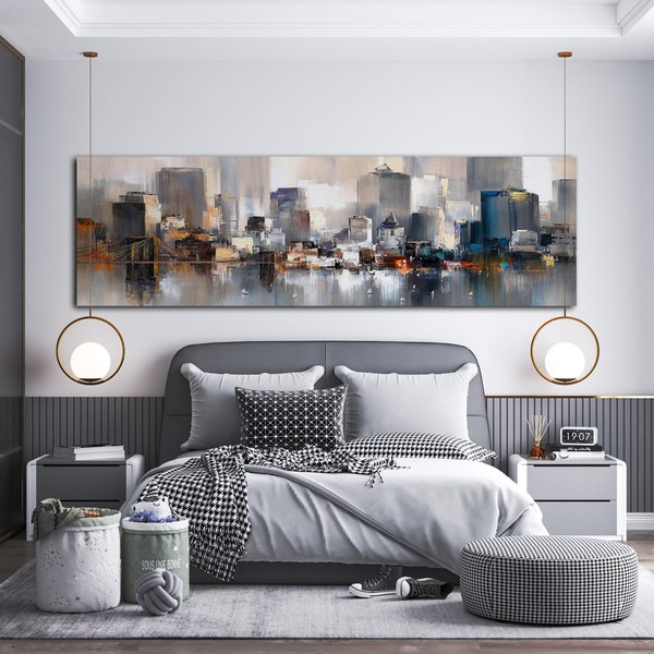 Abstract Cityscape - Etsy