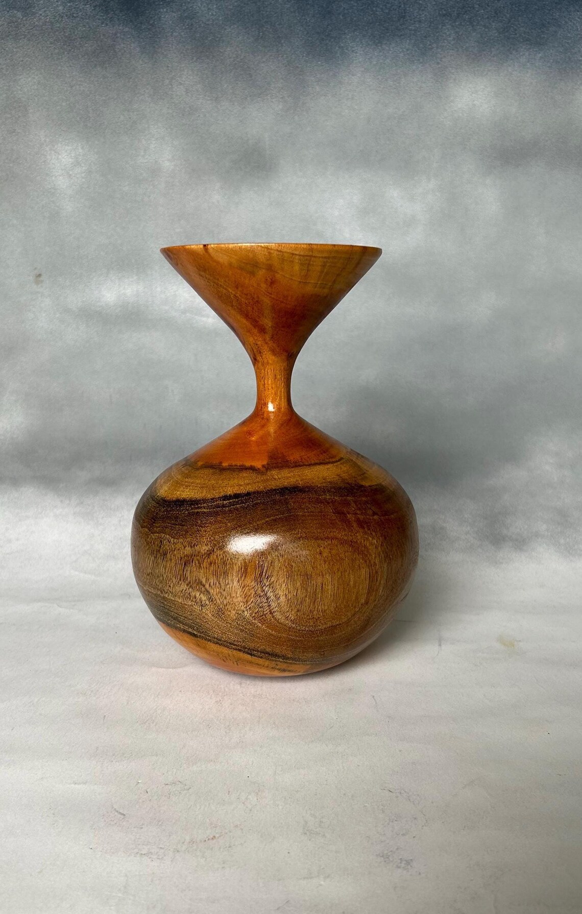 Unique Handmade Woodturned Mahogany Vase for Home Decorating - Etsy