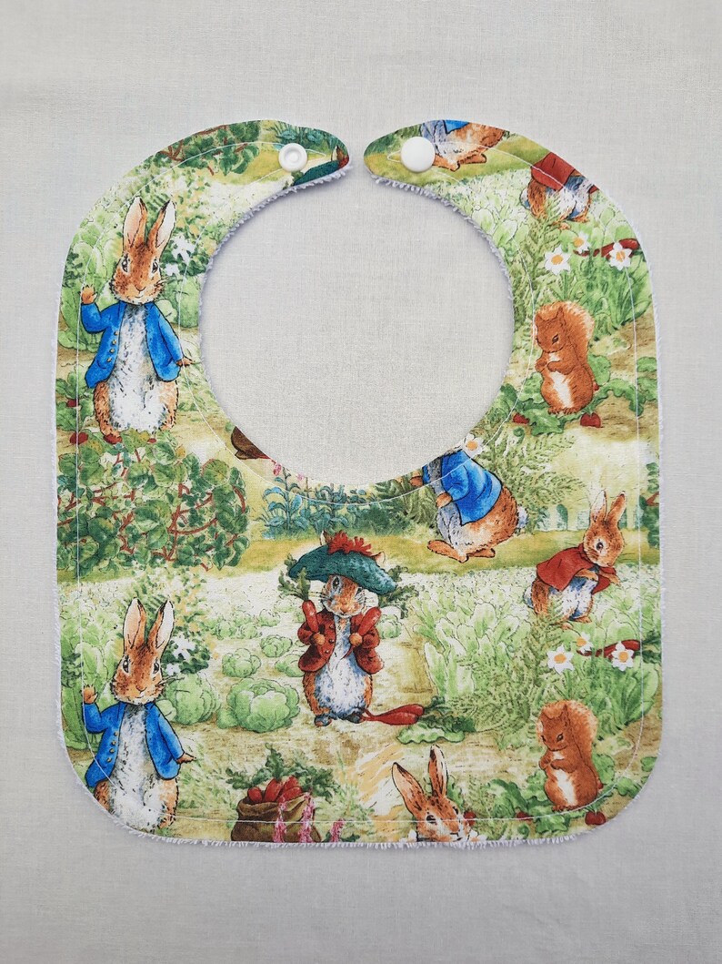 Peter Rabbit in the Garden Baby Bib and Face Cloth Set, Beatrix Potter ...