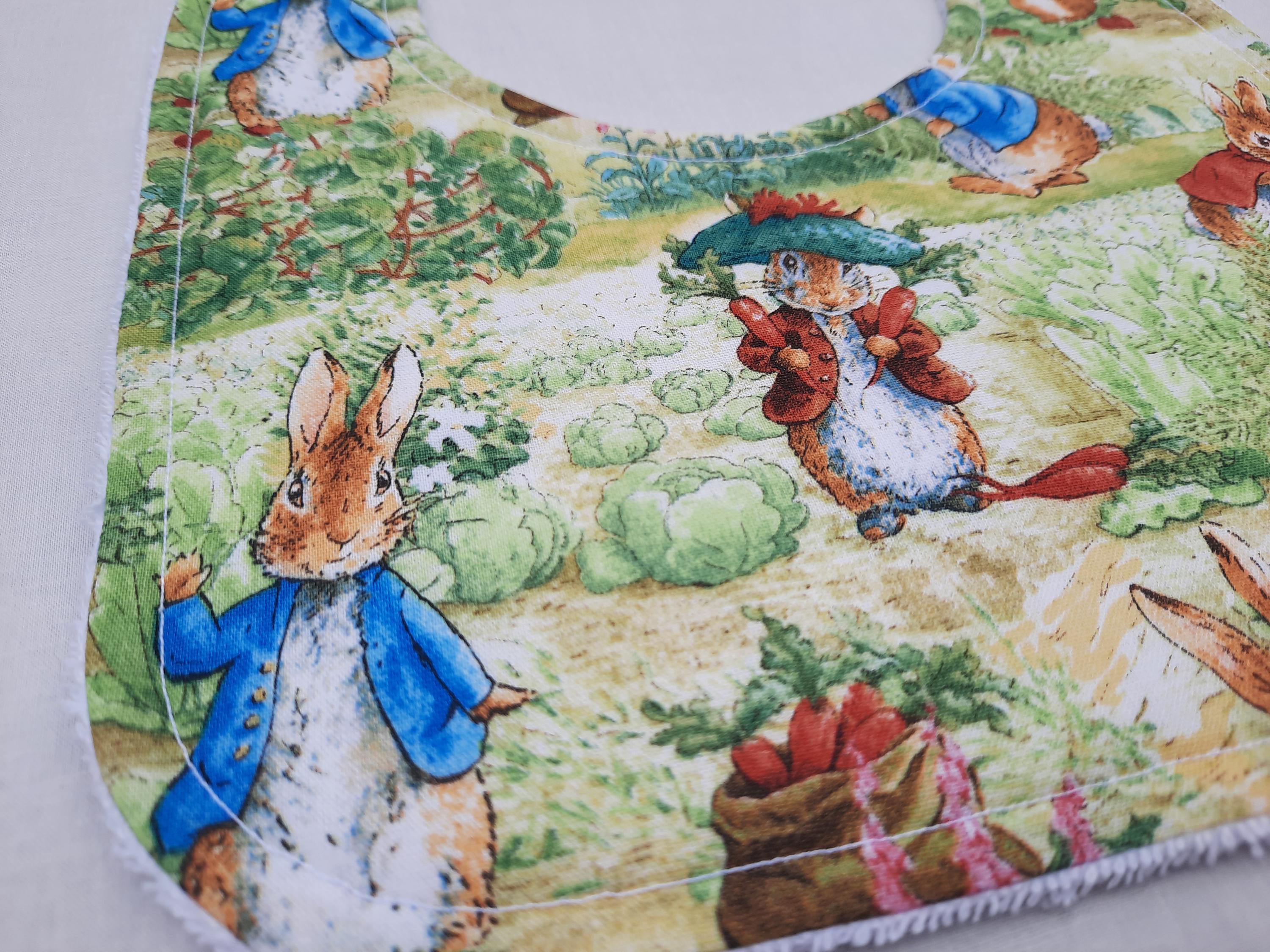 Peter Rabbit in the Garden Baby Bib and Face Cloth Set, Beatrix Potter ...