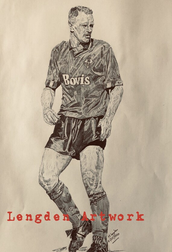 Andy Ritchie Pencil Sketch Print | Etsy