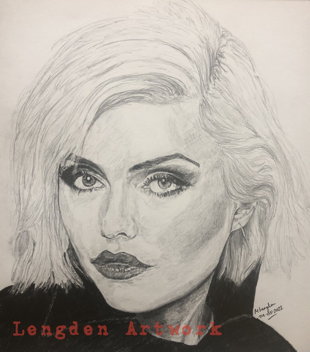 Debbie Harry Pencil Sketch - Etsy